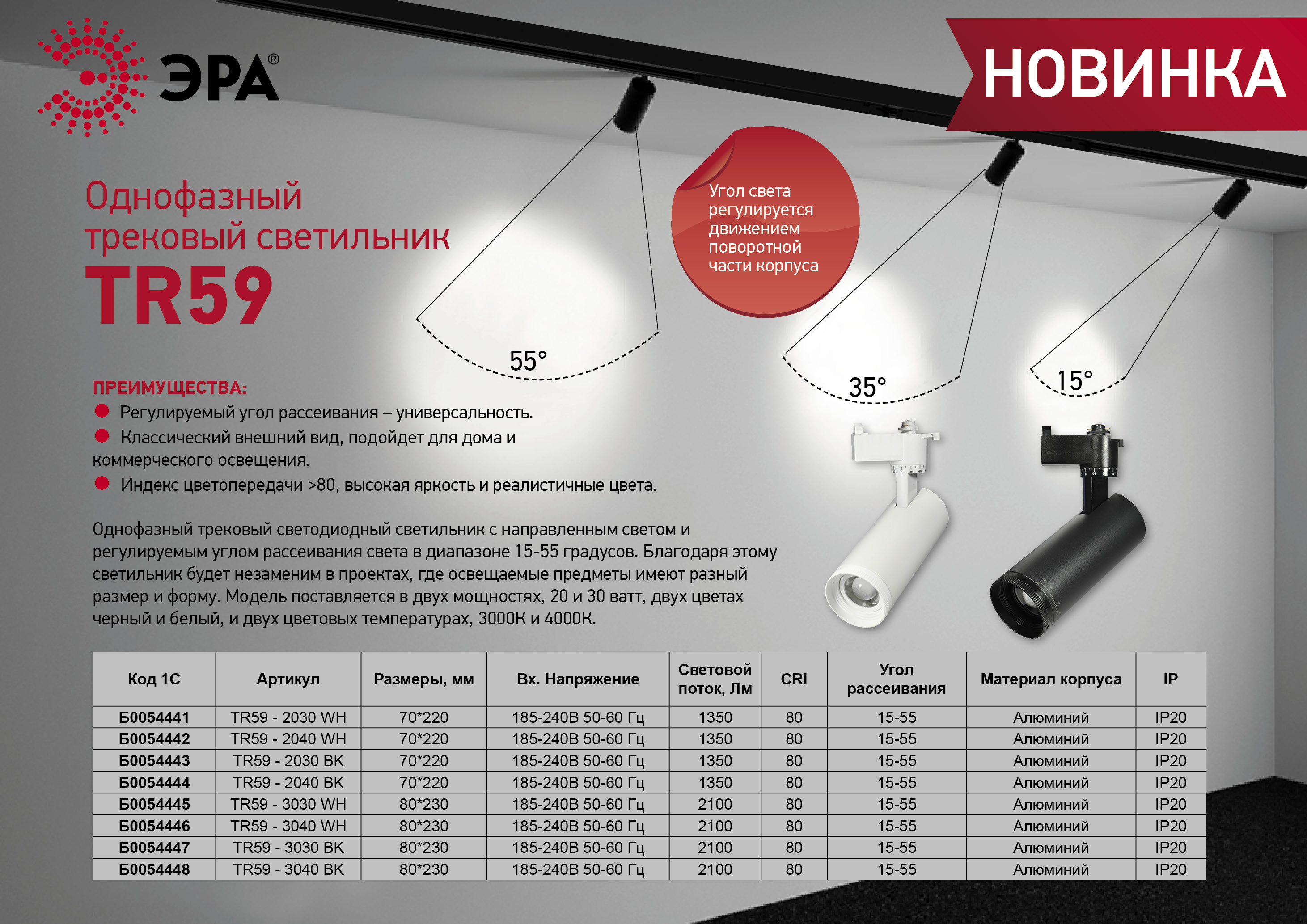 Основные различия между однофазным и трехфазным трековым светильниками