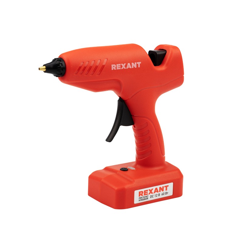 Пистолет клеевой аккумуляторный REXANT 60 Вт, Ø11 мм, 12-1553