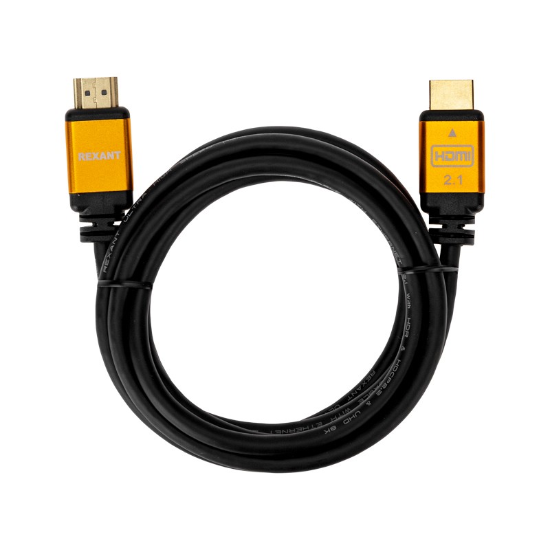 Купить кабель HDMI - HDMI 2.1, 3 м, Gold REXANT, 17-6005