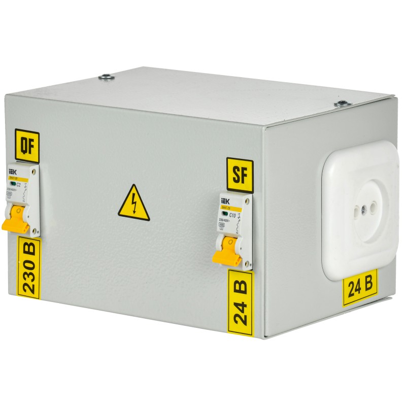 Ящик с понижающим трансформатором ЯТП-0,25 230/24-2 36 УХЛ4 IP30 IEK, MTT12-024-0250