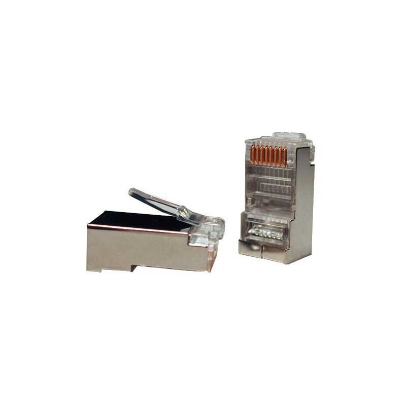 Hyperline PLUG-8P8C-U-C5-SH-100 Разъем RJ-45(8P8C) под витую пару ...