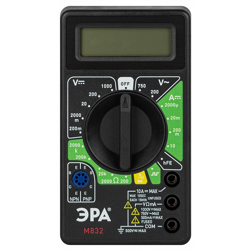 МТ-832F Мультиметр цифровой ЭРА модель M832, Navigator, Онлайт