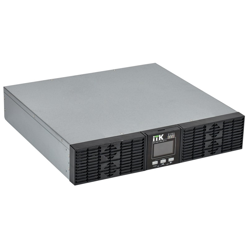 ITK ELECTRA OR ИБП Онлайн 2кВА/2кВт однофазный с LCD дисплеем 48VDC с АКБ 2U 4х9AH Rack mount ...