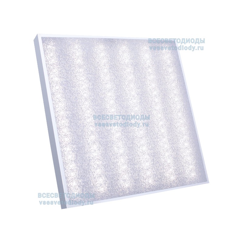 Светильник Грильято 56W-6600Lm 5000-5500 Колотый лед IP65 с БАП (aax ...